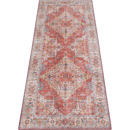 Hanse Home Teppich &raquo;Sylla&laquo; rechteckig 5 mm H&ouml;he Orientalisch, L&auml;ufer, Vintage, Wohnzimmer, Schlafzimmer, Esszimmer rot Polyester B : 80cm 1 Stk., 5mm,