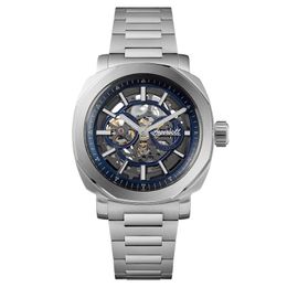 Ingersoll Herren Automatikuhr &raquo;The Outrider&laquo; Armbanduhr, Herrenuhr, Mechanische Uhr, Edelstahlarmband, analog Einheitsgr&ouml;&szlig;e