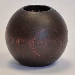 Kutti Gardinenbefestigungen Ersatzteile &raquo;Holzkugel, Schlaufenkugel, &Oslash; 25 mm&laquo; Deko f&uuml;r Raffrollos und Scheibengardinen braun Holzwerkstoff &Oslash; 25cm, 10 Stk.