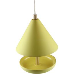 AM Design Dekofigur &raquo;Vogelhaus aus Bambus&laquo; in gelb oder gr&uuml;n gelb Bambus B/H/T: 22cm x 14,5cm