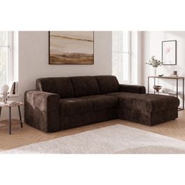 OTTO home Ecksofa &raquo;BORNHOLM 2.0 L-Form, Breite 220 cm, Verl&auml;ssliche Qualit&auml;t, Chenille&laquo; Recamiere links/rechts bestellbar, Bezug - Chenille oder 
