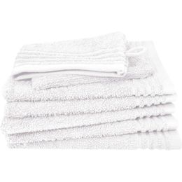 Dyckhoff Waschhandschuh &raquo;Waschhandschuh-Set BRILLANT 6-tlg., Baumwolle, 550 g/m&sup2;&laquo; Baumwolle Frottier, Baumwolle B/L: 16cmx21cm, 6 Stk., Frottier
