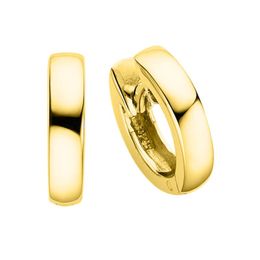 Bruno Banani Damen Paar Creolen &raquo;Schmuck Geschenk Silber 925 Ohrschmuck Ohrringe&laquo; gold 13mm, Silber 925 (Sterlingsilber)