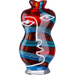 Gilde Tischvase &raquo;Gesichtsvase Franco&laquo; Glas B/H/T: 17cm x 34cm x 11cm