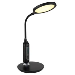 Globo LIGHTING LED Tischleuchte &raquo;FRUGGY&laquo; LED-Modul Tischlampe/Arbeitszimmer/B&uuml;rotischleuchte/Flexo/Touch Ein/Aus schwarz H: 40,7cm