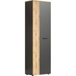 Home Affaire Garderobenschrank &raquo;Estepona&laquo; 1 Stk. tlg. Flurschrank mit 2 T&uuml;ren & 1 Kleiderstange &ndash; (B/T/H) 60/36/195 cm Holzwerkstoff, Kunststoff, 