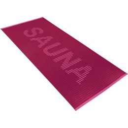 Vossen Saunatuch &raquo;Camden&laquo; lila Velours, Obermaterial: 100% Baumwolle B/L: 80cmx200cm, 1 Stk., Velours