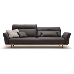 Creation BY ROLF BENZ 4-Sitzer &raquo;CR.460 mit verstellbarer R&uuml;ckenlehne, Designsofa, bequem&laquo; Sockel in Nussbaum, F&uuml;&szlig;e Nussbaum, Breite 248 cm braun 