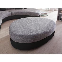 Home Affaire Polsterhocker &raquo;Lazio modern und bequem, tolle Detailverarbeitung&laquo; grau 100% Polyester PU Kunstleder / 100% Polyester B/H/T: 150cm x 38cm 
