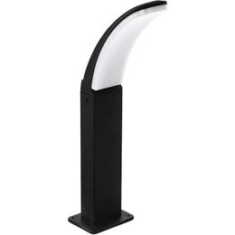 Eglo Sockelleuchte &raquo;Fiumicino Au&szlig;en-Sockellampe, Au&szlig;enlampe, Alu und Kunststoff, IP44&laquo; LED-Modul 1 Stk. Warmwei&szlig; Au&szlig;enleuchte, Sockelleuchte aus Alu, 
