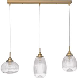 NOVA LUCE H&auml;ngeleuchten &raquo;MOND&laquo; E14 1 Stk. Ohne Beleuchtung gold 3, &Oslash; 18cm H: 120cm, 1 Stk.