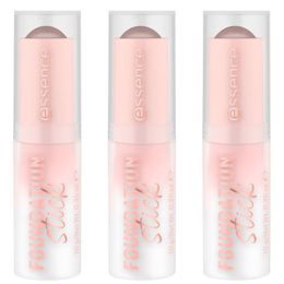 Essence Damen Foundation &raquo;FOUNDATION stick&laquo; Cremig und leicht verblendbar, Matt-Finish, variable Deckkraft. braun 30 g
