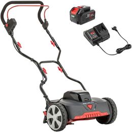 Al-Ko Spindelm&auml;her &raquo;Razor Cut 38.6 Li HM Comfort SET&laquo; grau Mit an Bord des 11,8 kg leichten Handrasenm&auml;hers sind ein klappbarer F&uuml;hrungsholm und die 