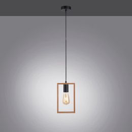 JUST LIGHT Pendelleuchte &raquo;FRANKY&laquo; E27 1 Stk. ExklusiveE27 schwarz 1, 1 Stk.