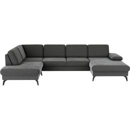 Sit & More sit&more Wohnlandschaft &raquo;Morris Jubi&laquo; wahlweise mit Armteilverstellung, Schlaffunktion & Bettkasten braun 95% Polyester 5% Polyamid B/H/T: 335cm x 