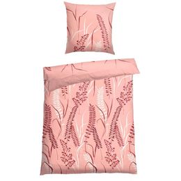 Schiesser Bettw&auml;sche &raquo;Annic aus weicher Baumwolle in floralem Dessin&laquo; 2 Stk. MADE IN GREEN by OEKO-TEX rosa Renforc&eacute;, Obermaterial: 100% Baumwolle B/L: 135cm x 