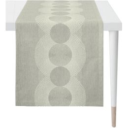 Apelt Tischl&auml;ufer &raquo;5232&laquo; beige Polyester, Viskose B/L: 140cm x 48cm, 1 Stk., rechteckig