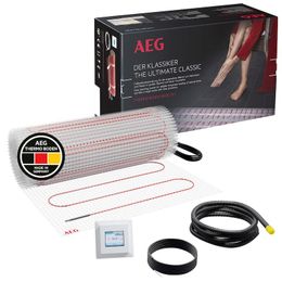 AEG Haustechnik Fu&szlig;bodenheizung &raquo;Basis Thermo Boden &raquo;TBS TB 160/8 Set Plus&laquo;&laquo; Elektrische Fu&szlig;bodenheizung, Komplettset 8 m&sup2;, 160 W/m&sup2; wei&szlig; INSTALLATION