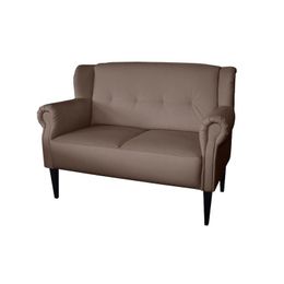 Home Affaire 2-Sitzer &raquo;Moro K&uuml;chensofa, Federkern, Breite 142cm, bequem&laquo; mit Federkern braun Luxus-Microfaser aus 100% Polyester;Softlux-Kunstleder B/