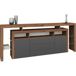 borchardt M&ouml;bel borchardt M&ouml;bel Sideboard &raquo;Rosario&laquo; Breite 220 cm grau B/H/T: 220cm x 88cm x 35cm