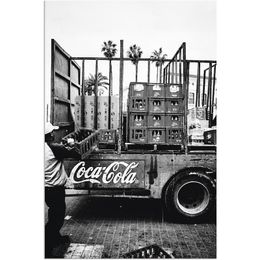Artland Wandbild &raquo;CocaCola-LKW in El Jadida - Marokko&laquo; Auto 1 Stk. tlg. als Alubild, Leinwandbild, Poster in verschied. Gr&ouml;&szlig;en schwarz B/H/T: 40cm x 60cm, Alu
