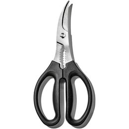 OXO Good Grips Fischschere Schere f&uuml;r Meeresfr&uuml;chte, Edelstahl schwarz Einheitsgr&ouml;&szlig;e