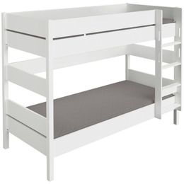 Paidi Spielbett &raquo;TIAGO in verschiedenen Gr&ouml;&szlig;en und Farben, Etagenbett mit Leiter&laquo; H&ouml;he 160 / 180 cm, 2 Liegefl&auml;chen - je 120kg Tragkr., 5 Jahre 