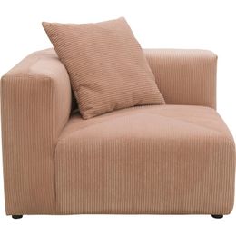 Home Affaire Sofa-Eckelement &raquo;Gerrid&laquo; Cord-Bezug, Modul-Eckelement, auch einzeln stellbar rosa 100% Polyester Cord,mit Kissen