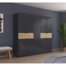 Rauch Dreht&uuml;renschrank &raquo;Kleiderschrank Schrank Garderobe W&auml;scheschrank TICAO&laquo; Schubladen in der H&ouml;he variabel positionierbar, mit 2 ger&auml;umigen 