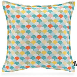 HOCK Dekokissen &raquo;Suzette&laquo; mit Biese, Kissenh&uuml;lle mit F&uuml;llung, 1 St&uuml;ck bunt Baumwolle, Polyester B/L: 45cm x 45cm, 1 Stk.