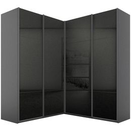 Rauch Schwebet&uuml;renschrank &raquo;Schrank Garderobe Eckkleiderschrank QUADRA Front in Dekor/Hochglanz&laquo; in den H&ouml;hen 210/229 cm, inkl. Soft-Close-Funktion, 
