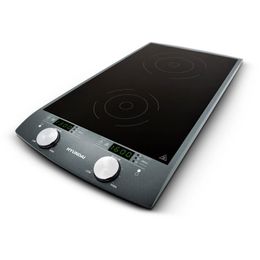 Hyundai Doppel-Induktionskochplatte &raquo;IND233&laquo; Durchmesser 13&ndash;18 cm, 2x900W, LED Display, 10 w&auml;hlbare Heizstufen schwarz Einheitsgr&ouml;&szlig;e