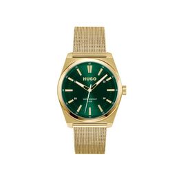Hugo Herren Hugo Quarzuhr &raquo;#ARK&laquo; Armbanduhr, Herrenuhr, Edelstahlarmband, analog Einheitsgr&ouml;&szlig;e