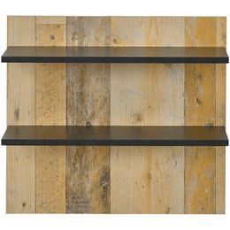 Home Affaire Ablageregal &raquo;SHERWOOD&laquo; in modernem Holz Dekor, Breite 60 cm braun Holzwerkstoff B/H/T: 60cm x 54cm x 22cm
