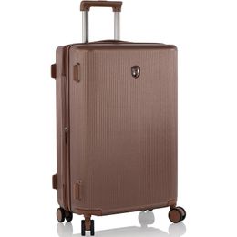 Heys Herren Hartschalen-Trolley &raquo;Earthtone, verschiedene Gr&ouml;&szlig;en und Farben&laquo; 76 l 4 Rollen Reisegep&auml;ck TSA Schloss Volumenerweiterung braun B/H/T: 43cm