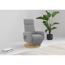 OTTO home TV-Sessel &raquo;Rochelle, inkl. Kopfteilverstellung & 360&deg; Drehfunktion&laquo; 1 Stk. tlg. TV-Sessel mit Drehfunktion 360 Grad grau 100% Polyester 