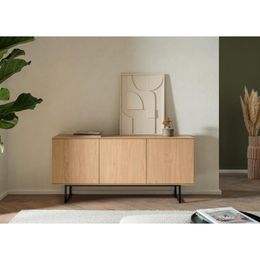 Home Affaire Lowboard &raquo;Lund, moderner TV-Unterschrank, Kommode mit Kufengestell&laquo; ausreichend Stauraum, vielseitig einsetzbar, 150 cm breit beige B/H/T