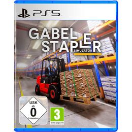 Aerosoft Spielesoftware &raquo;Gabelstapler Simulator - [Playstation 5]&laquo; PlayStation 5 transparent Realistische Steuerung der Gabelstapler, Realistische 