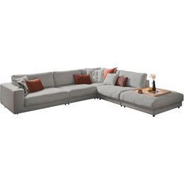 3C Candy Ecksofa &raquo;Enisa II, bequem und komfortabel, gro&szlig;es Familiensofa, L-Form&laquo; incl. 3 Flatterkissen, wahlweise mit Flecken-Schutz-Bezug Easy care 