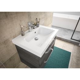 Waschtisch &raquo;Serie Balto Mineralmarmor-Waschtisch mit Unterschrank, 64,4 cm breit&laquo; 2 Stk. tlg. Waschplatz mit 2 Schubladen, Badschrank in verschiedenen