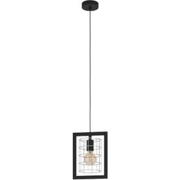 Eglo H&auml;ngeleuchte &raquo;JUBILY&laquo; E27 1 Stk. H&auml;ngeleuchte in schwarz aus Stahl - exkl. E27 - 40W schwarz H: 110cm, 1 Stk.