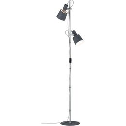 Paulmann LED Stehlampe &raquo;Haldar&laquo; E14 1 Stk. E14 grau 2, H: 152cm, 1 Stk.
