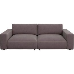 Musterring Big-Sofa &raquo;LUCIA Mega Sofa, hoher Sitzkomfort, Breite 252cm, Kontrastnaht&laquo; in vielen Qualit&auml;ten und 4 unterschiedlichen N&auml;hten, 2,5-Sitzer braun 