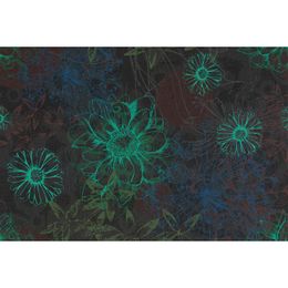 ARCHITECTS PAPER Fototapete &raquo;Atelier 47 Flower Artwork 2&laquo; floral glatt Vlies, Wand, Schr&auml;ge, Decke bunt Vlies B/L: 4m x 2,7m