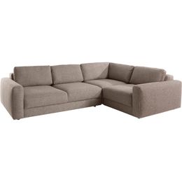 Home Affaire Ecksofa &raquo;Bloomfield, Mega Polsterecke, Breite 289cm, viel Platz, L-Form&laquo; In verschiedenen Gr&ouml;&szlig;en beige 100% Polyester B/H/T: 289cm x 84cm