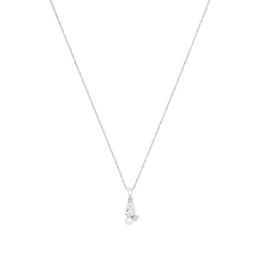 Amor Damen Kette mit Anh&auml;nger &raquo;Schmuck Geschenk&laquo; mit Zirkonia (synth.) - mit S&uuml;&szlig;wasserzuchtperle Silber 925 (Sterlingsilber), L: 45 B: 1,2mm