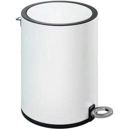 Wenko Kosmetikeimer &raquo;Monza&laquo; 3 Liter schwarz-wei&szlig; Kunststoff, Polypropylen, Stahl B/H/T: 24,5cm x 25,5cm x 18,5cm, 3 l