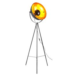 OTTO home Stehlampe &raquo;Totte - Stehleuchte mit Dreibein, beige o schwarz, Wohnzimmer, Flur&laquo; E27 1 Stk. E27, indirektes Licht, standfest, Wippschalter, 