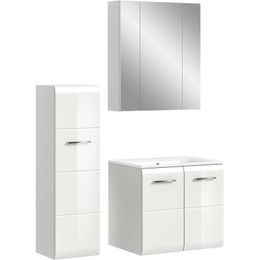 Welltime Badezimmer-Set Set, 4 Stk. tlg. Holzwerkstoff, MDF B/H/T: 105cmcm x 185cmcm x 46cmcm