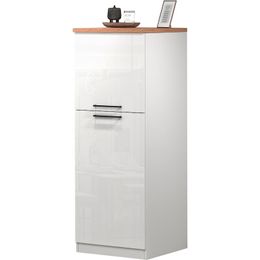 KOCHSTATION Vorratsschrank &raquo;KS-Sole,Hauswirtschaftsschrank,Stauschrank,K&uuml;chenschrank&laquo; Breite/H&ouml;he 60/165 cm, 5 F&auml;cher wei&szlig; wei&szlig;, B/H/T: 60cm x 165cm x